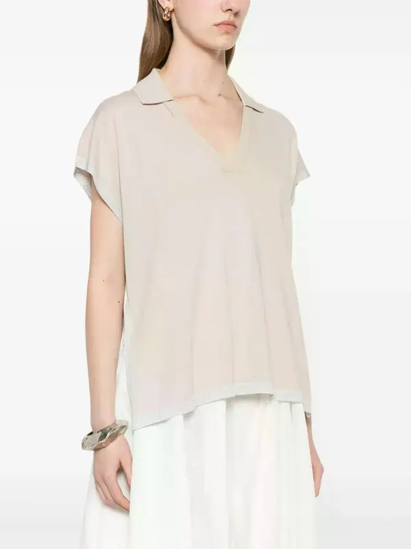 GRAN SASSO Fine-knit Sleeveless Top