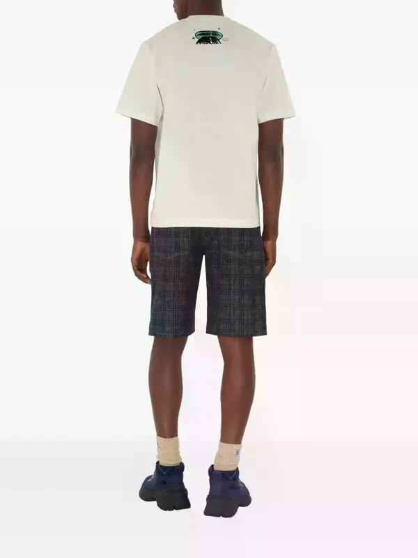 Burberry Car-print Cotton T-shirt