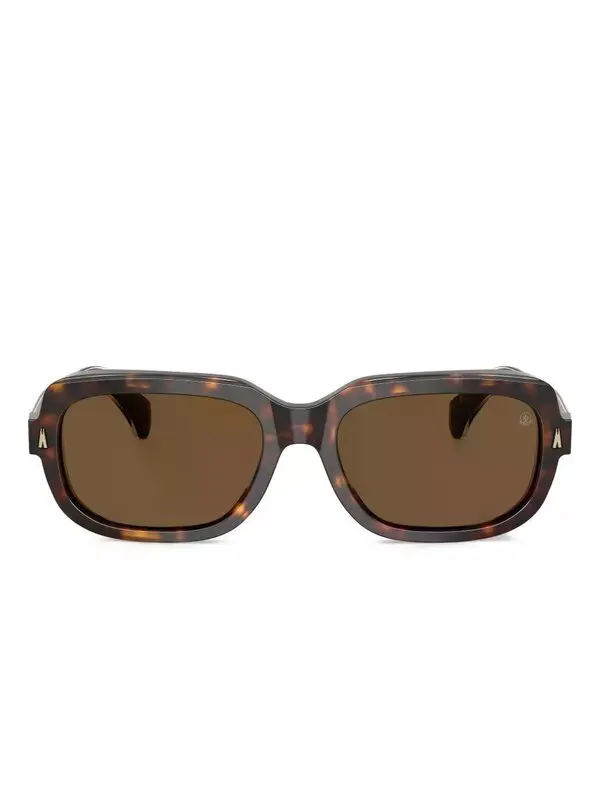 Moncler Logo-print Sunglasses - Brown
