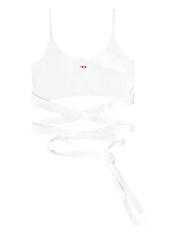 DIESEL T-leya-tail Tank Top - White