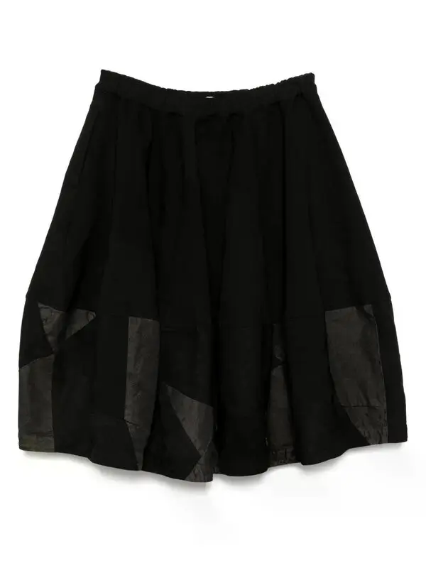 BLACK COMME DES GARÇONS Patchwork Skirt