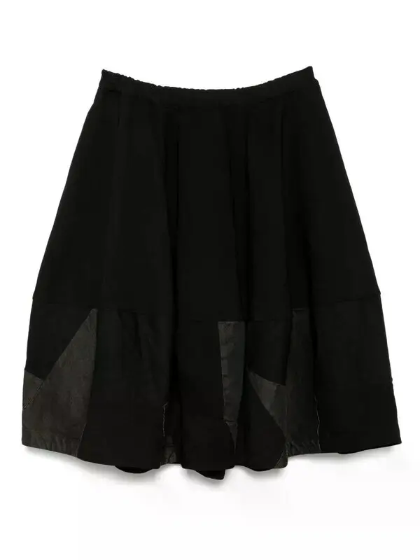 BLACK COMME DES GARÇONS Patchwork Skirt