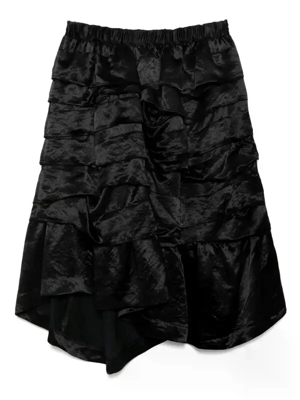 BLACK COMME DES GARÇONS Acetate Ruffled Skirt