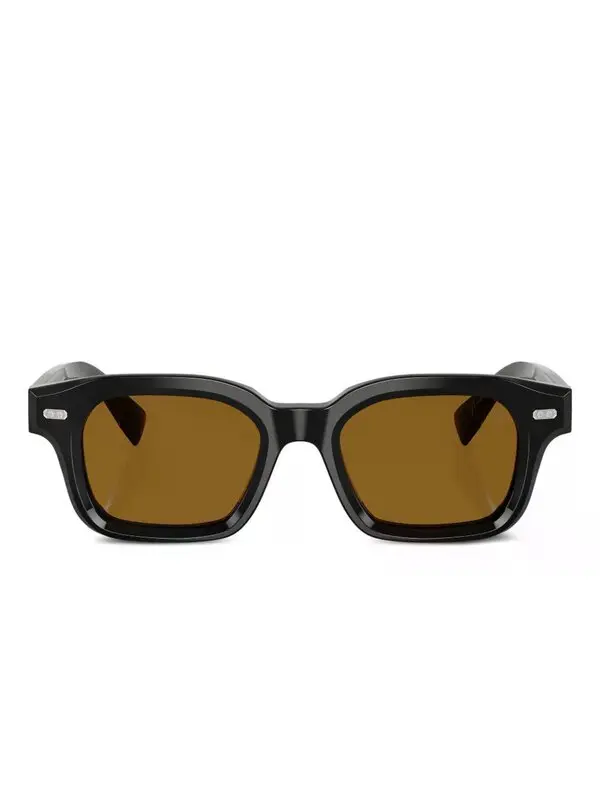 Brunello Cucinelli Square-frame Sunglasses - Black