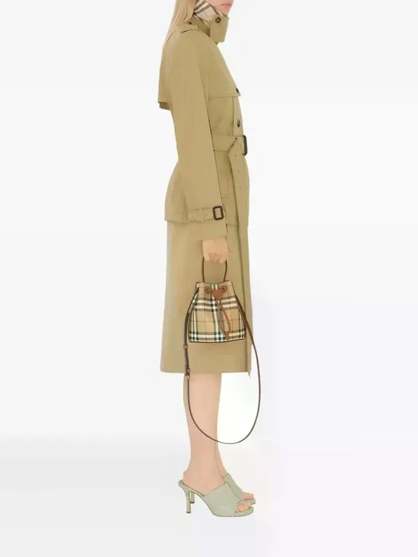 Burberry Mini Tb Bucket Bag - Neutrals