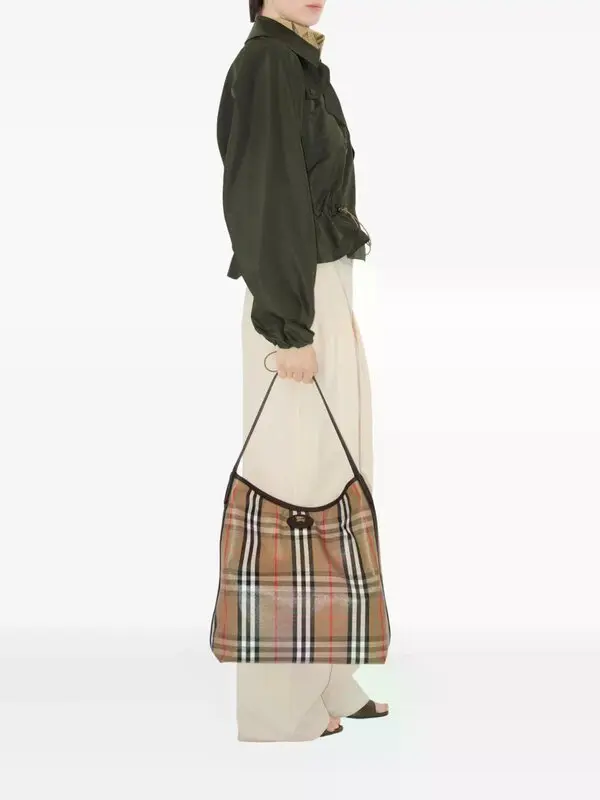 Burberry Medium Highlands Shoulder Bag - Neutrals