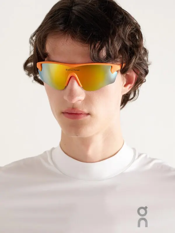 DISTRICT VISION Junya Racer D-frame Sunglasses - Orange