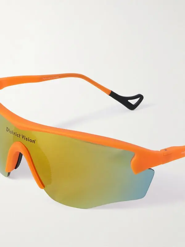 DISTRICT VISION Junya Racer D-frame Sunglasses - Orange