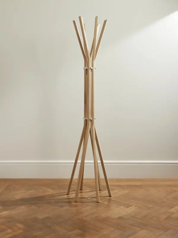 THE CONRAN SHOP Pirouette Oak And Aluminium Coat Stand - Brown