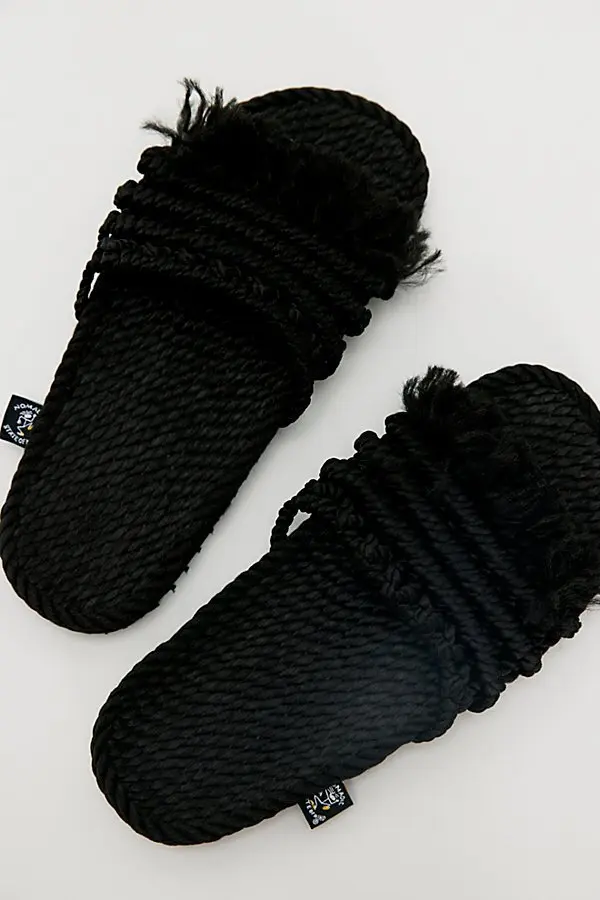 NOMADIC STATE OF MIND Crescent Coast Slide Sandals - Black