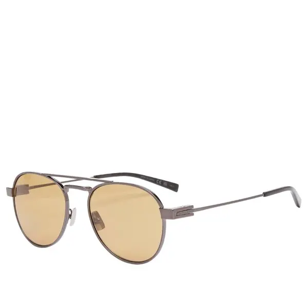 Saint Laurent Sl 708 Sunglasses - Ruthenium/brown