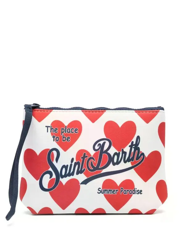 MC2 SAINT BARTH Aline Makeup Bag - White