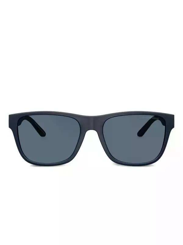 Emporio Armani Logo-print Sunglasses - Blue