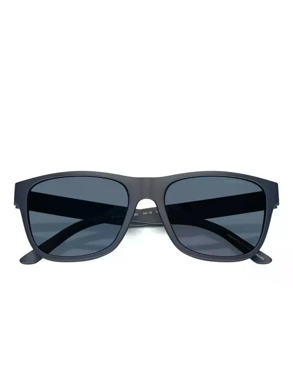Emporio Armani Logo-print Sunglasses - Blue