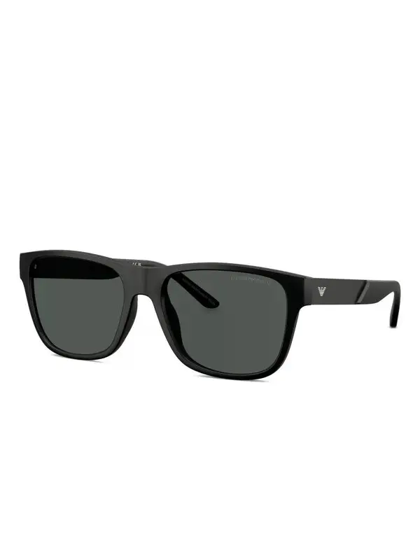 Emporio Armani Logo-print Sunglasses - Black