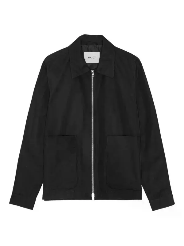 Nn07 Organic Cotton-blend Twill Jacket - Black