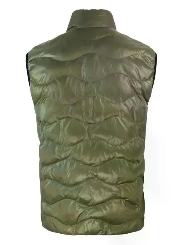 BLAUER. Padded Gilet - Green
