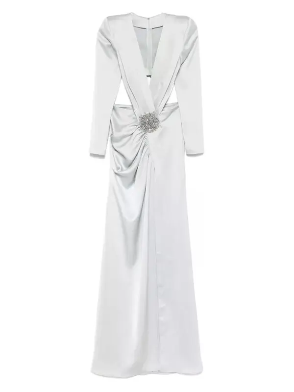 M.MARQUISE Grace Maxi Dress - Grey