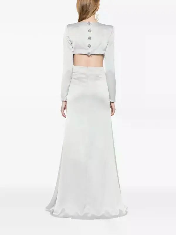 M.MARQUISE Grace Maxi Dress - Grey