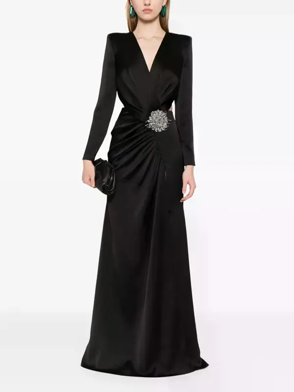 M.MARQUISE Grace Maxi Dress - Black