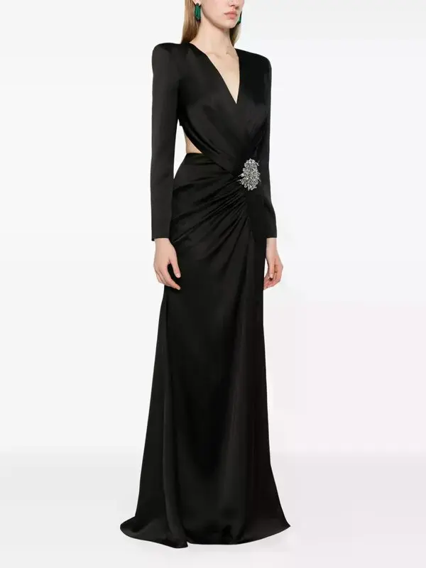 M.MARQUISE Grace Maxi Dress - Black