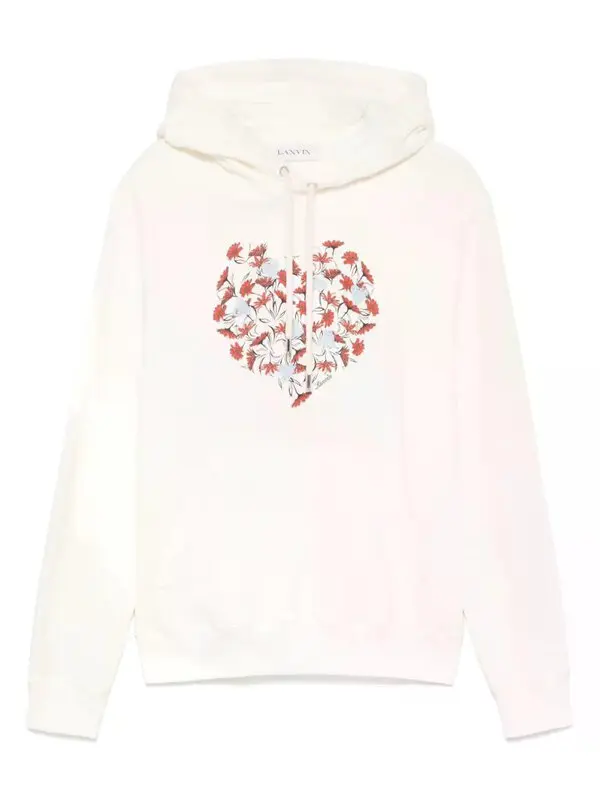 LANVIN Floral-print Hoodie