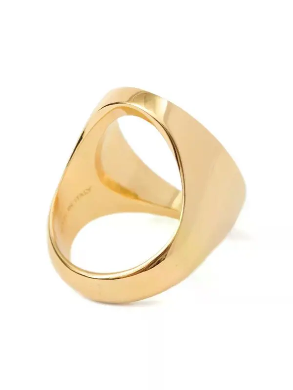 MAISON MARGIELA Minimal Logo Ring - Gold