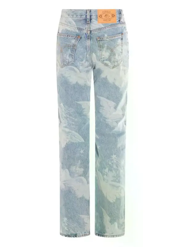 Fiorucci Cotton Straight Leg Jeans