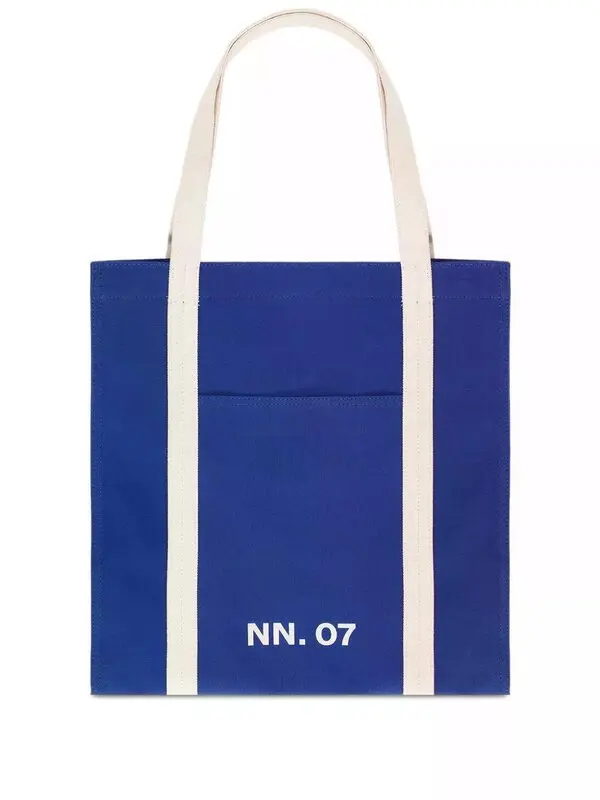 Nn07 Cotton Tote Bag - Blue