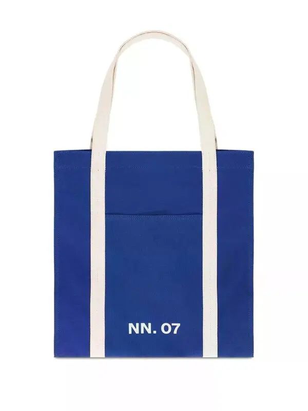 Nn07 Cotton Tote Bag - Blue