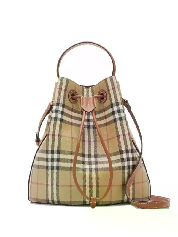 Burberry Check Bucket Bag - Neutrals