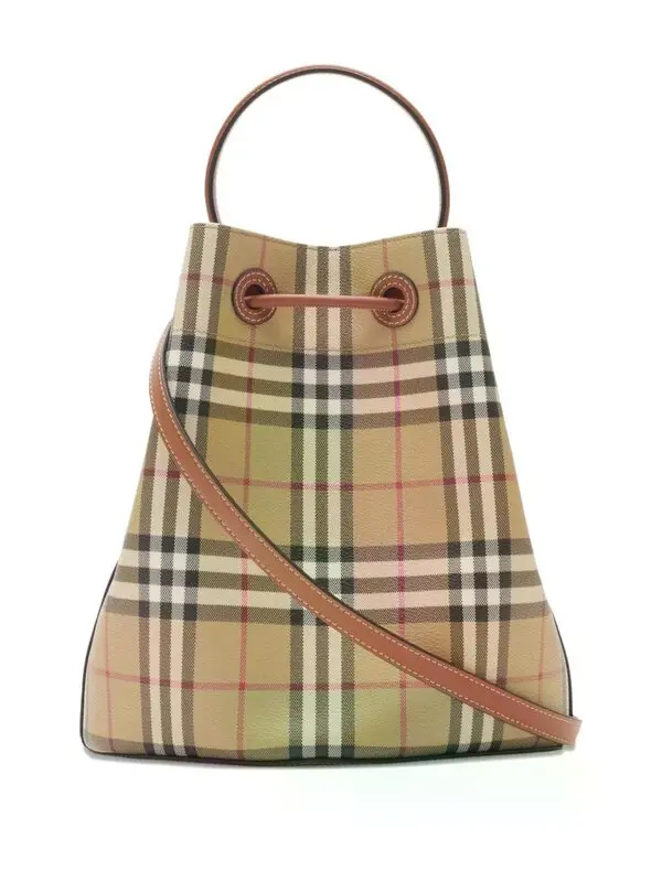 Burberry Check Bucket Bag - Neutrals