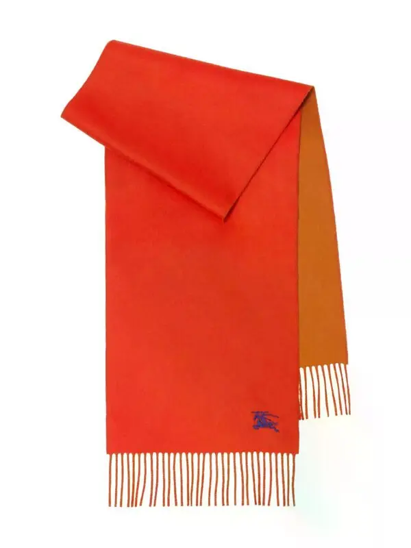 Burberry Reversible Cashmere Scarf - Orange
