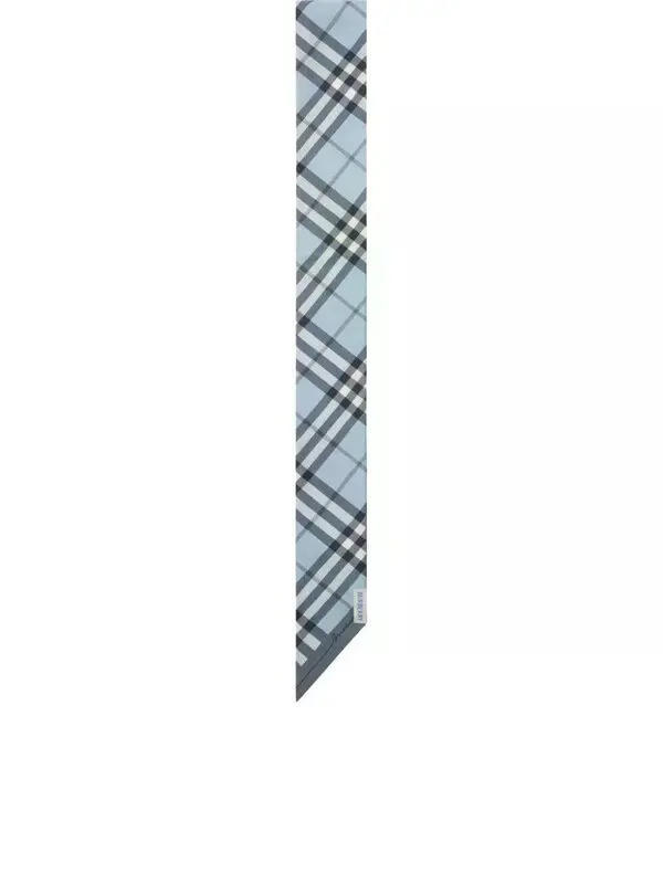 Burberry Checked Silk Scarf