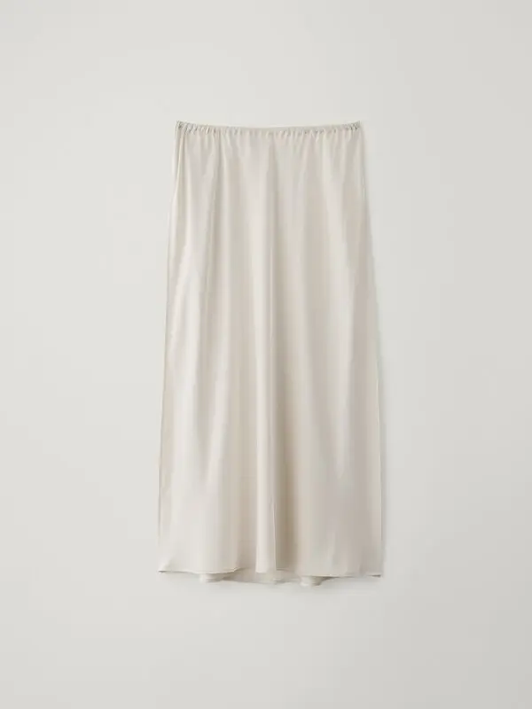 LISA YANG Midi Skirt In Silk Double Georgette