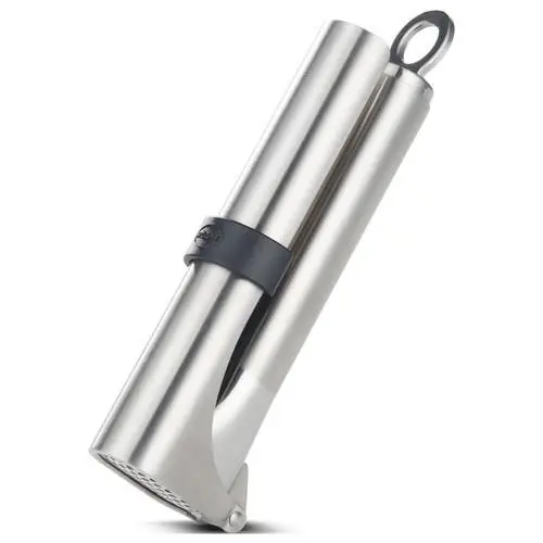 ROSLE Stainless Steel Slim Mincing Garlic Press - Silver