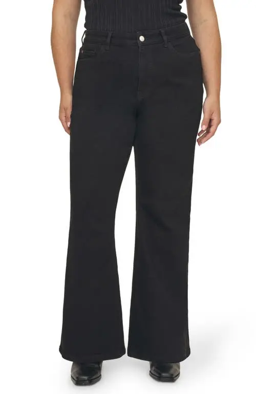 Warp + Weft Nao High-waist Bootcut Jeans - Jet Black