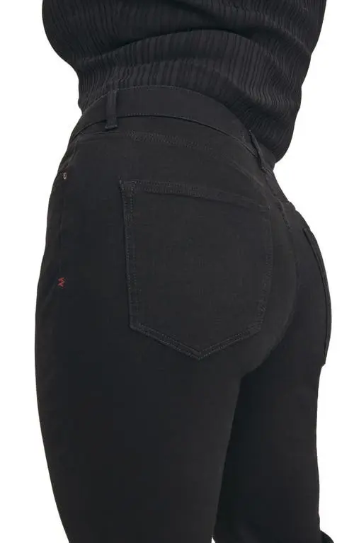 Warp + Weft Nao High-waist Bootcut Jeans - Jet Black
