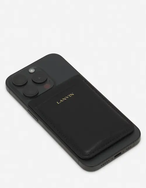 LANVIN Magnetic Leather Cardholder