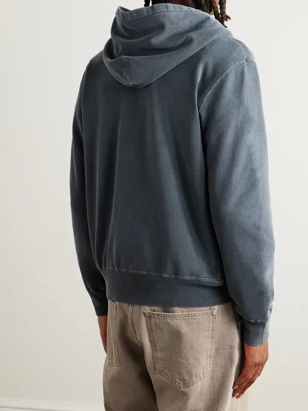 【REMI RELIEF】 SUEDE LIKE STADIUM JAMPER REMI RELIEF - SP finished Zip Hoodie with brushed-lining – Sun