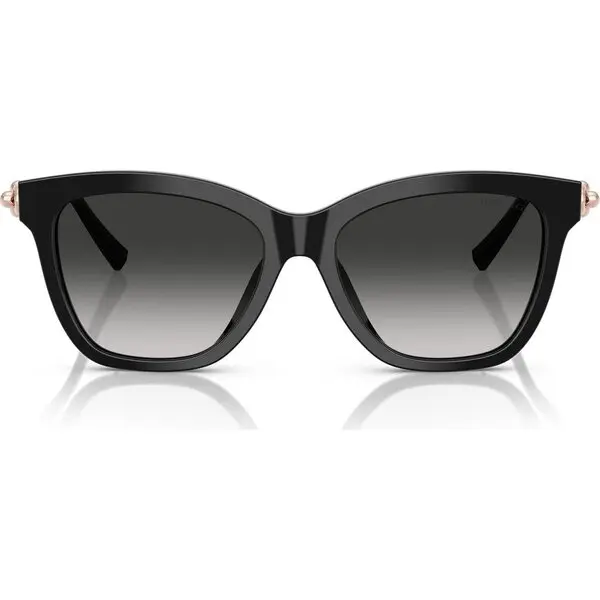 Tiffany & Co. 54mm Square Sunglasses - Black/grey Gradient
