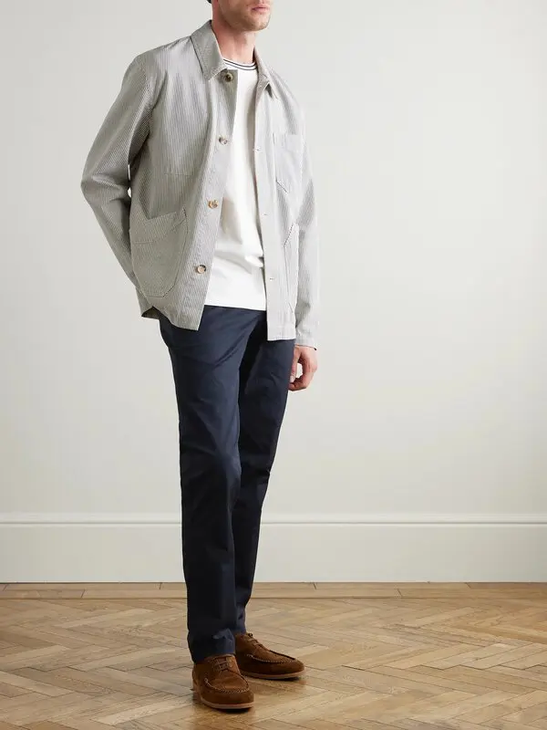 Mr P. Samuel Slim-fit Stretch Cotton Golf Trousers