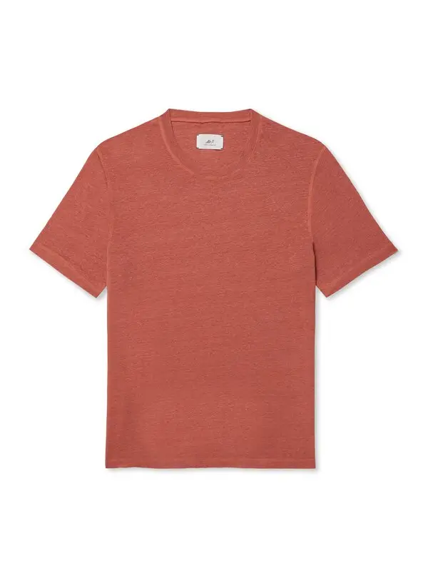 Mr P. Linen T-shirt - Orange