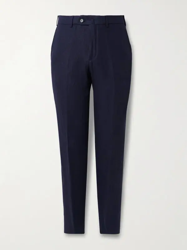 Loro Piana Carlo Straight-leg Linen Suit Trousers