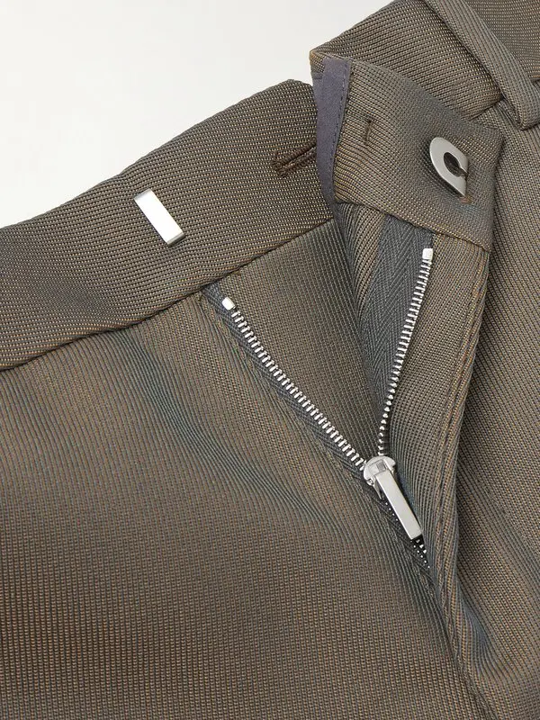 JIL SANDER Straight-leg Virgin Wool-blend Twill Trousers