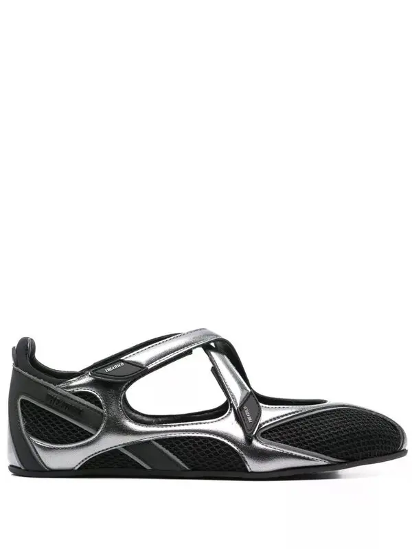 Attico Nomad Ballet Flats - Black