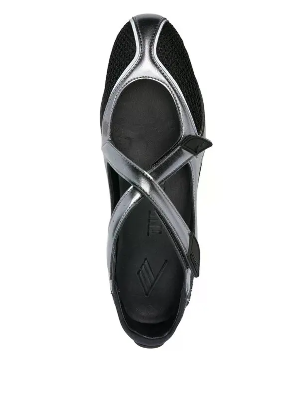 Attico Nomad Ballet Flats - Black