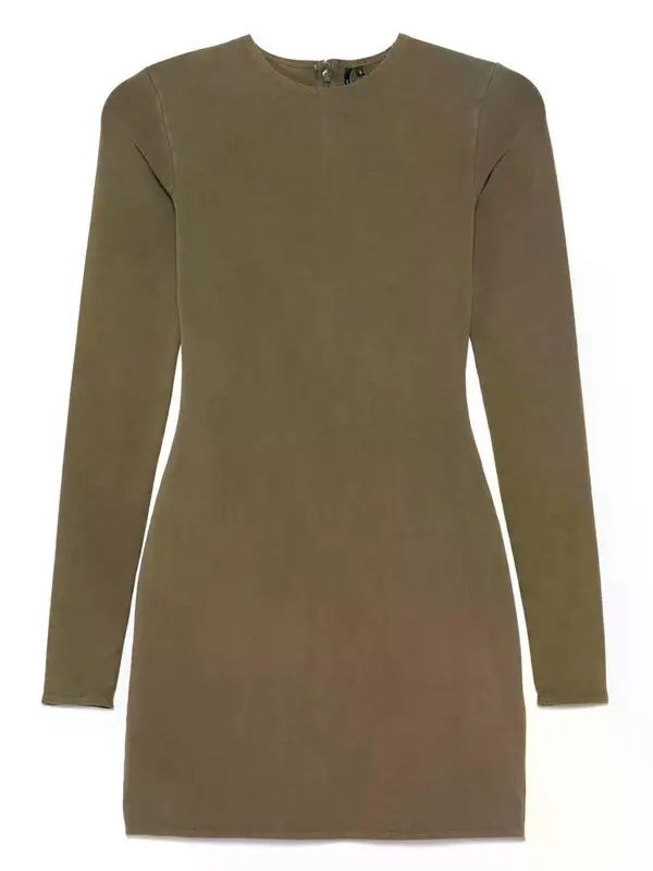ENTIRE STUDIOS Long‑Sleeve Mini Dress Entire Studios Longsleeve Mini Dress - Green - 40% Off | Editorialist