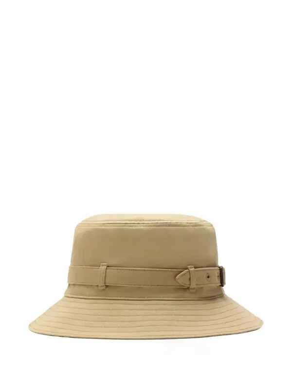 Burberry Gabardine Bucket Hat - Neutrals