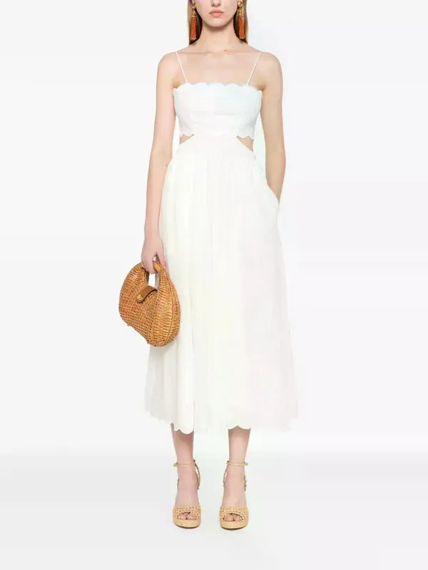 rhiannon embroidered midi dress Zimmermann – Zimmermann Rhiannon Midi Dress in Barcelona or Shop Online  Mujer 721-000545 01
